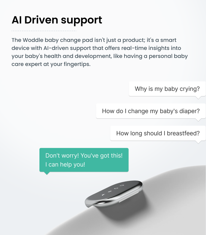 Woddle Smart Changing Pad – WoddleBaby