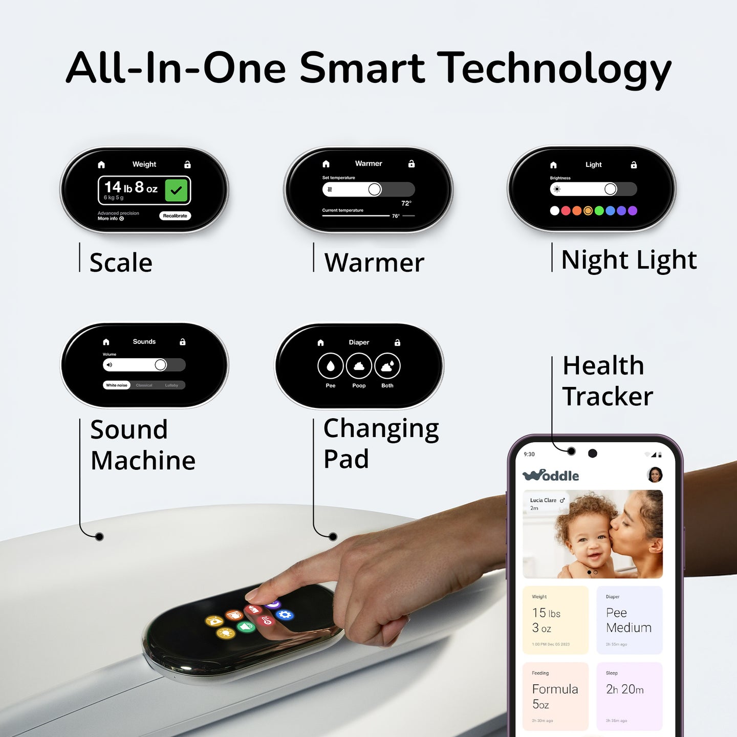 Woddle Smart Changing Pad