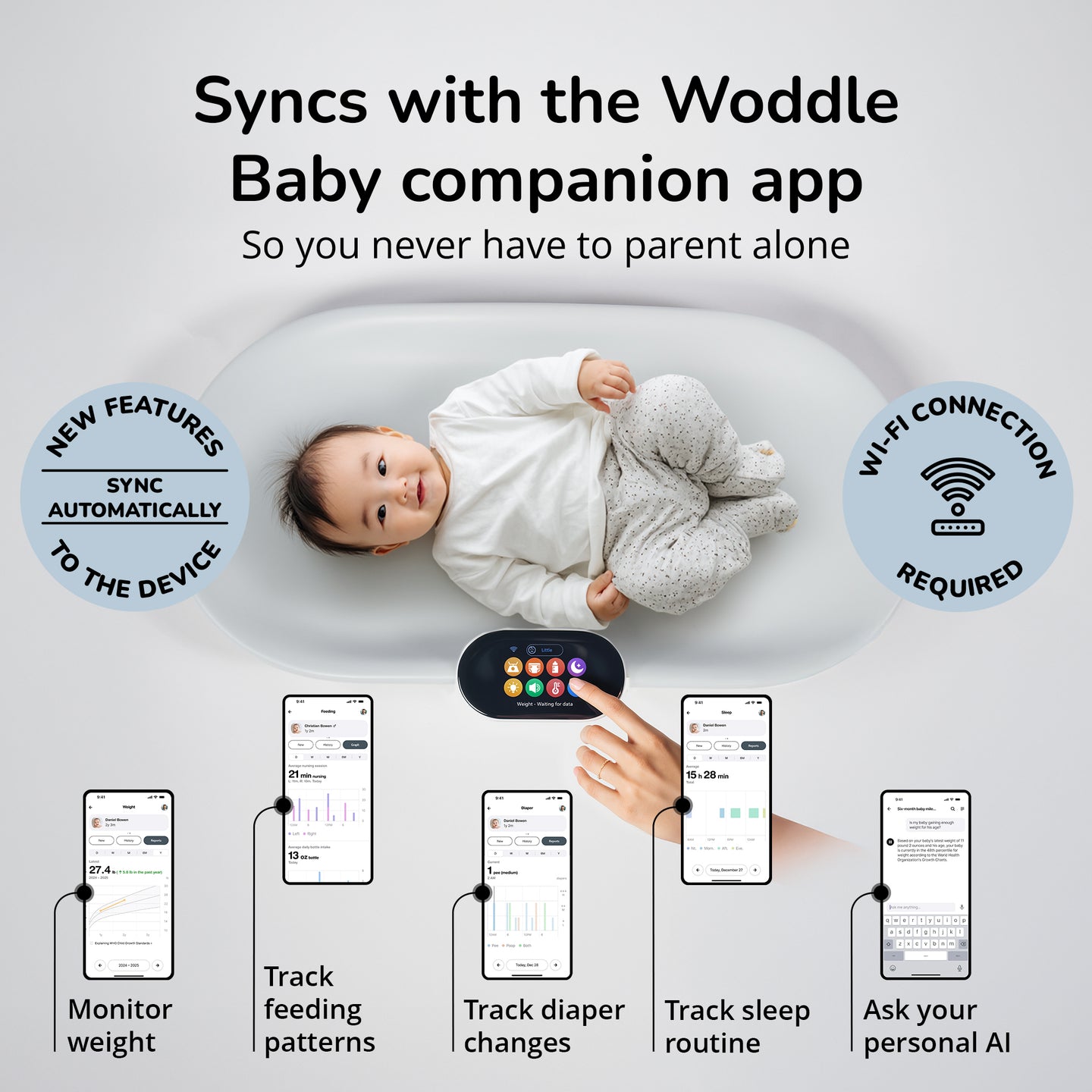Woddle Smart Changing Pad
